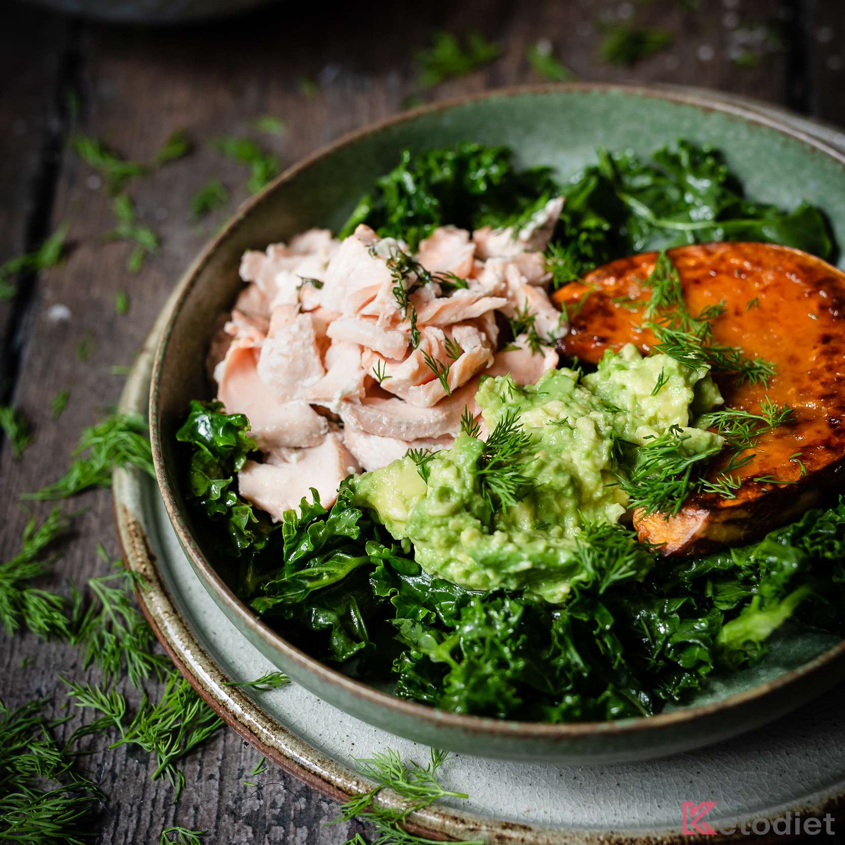Salmon Power Bowl with Avocado and Pumpkin | KetoDiet: Guaranteed Low ...